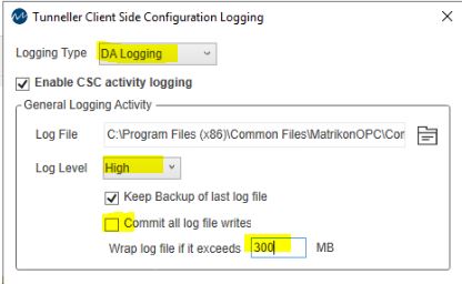 How do I enable long term logging for Classic-Client to Classic-Server ...