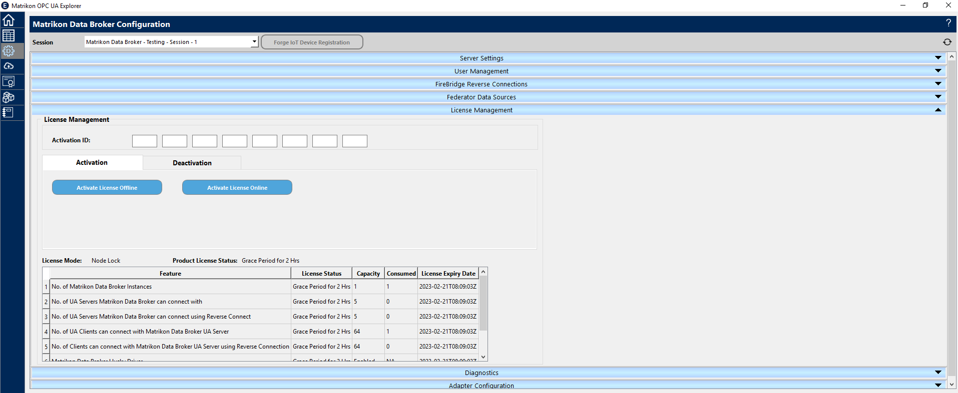 How to activate node locked licenses for Matrikon Data Broker using ...