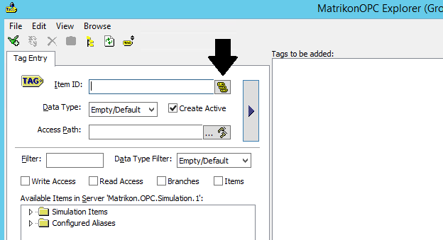 How to add bulk OPC Items to OPC Explorer?